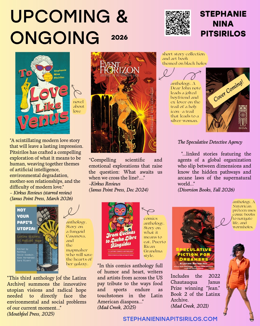 Upcoming Titles 2026 and more - Stephanie Nina Pitsirilos